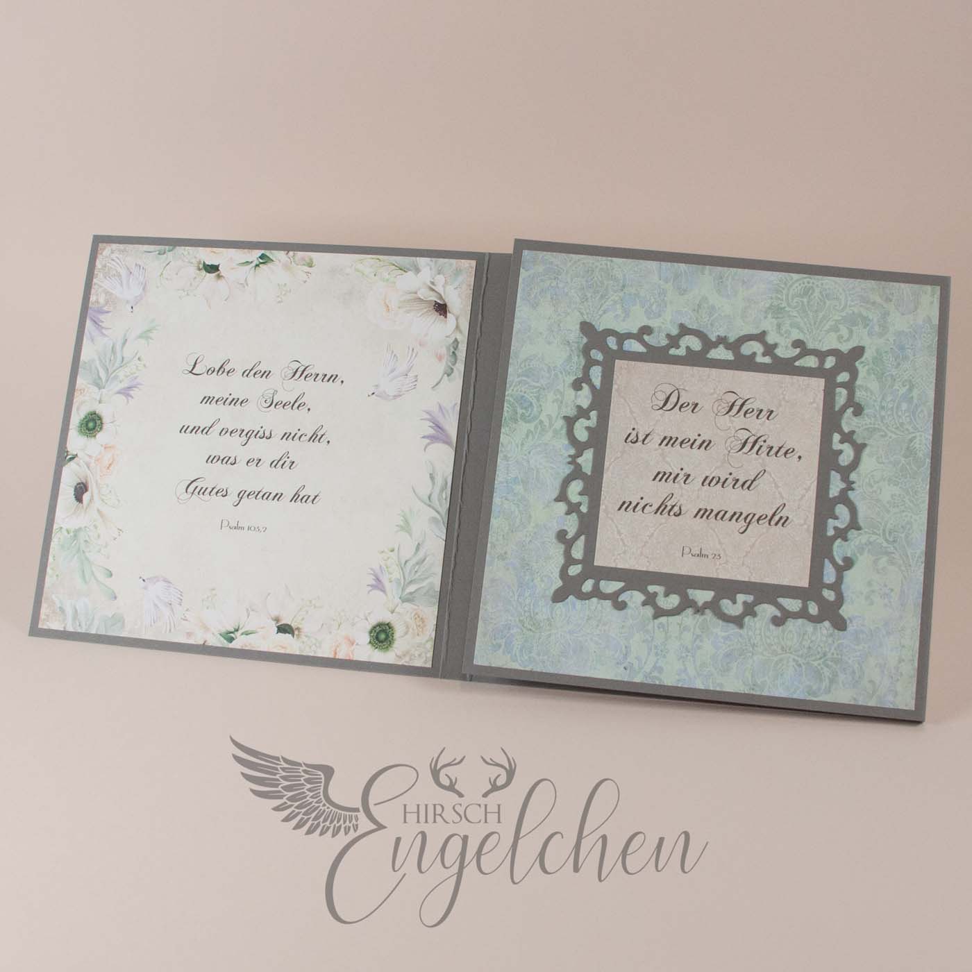 Goldene Hochzeit Karte / Golden Wedding Anniversary Card